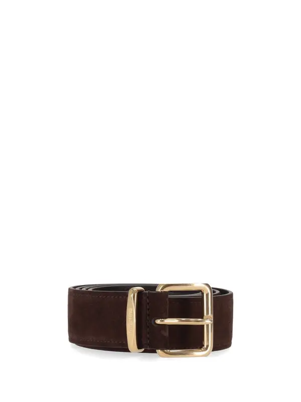 Miu Miu Suede Belt - Moro