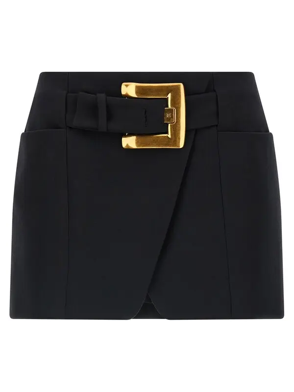 Balmain Anthem' Mini Skirt