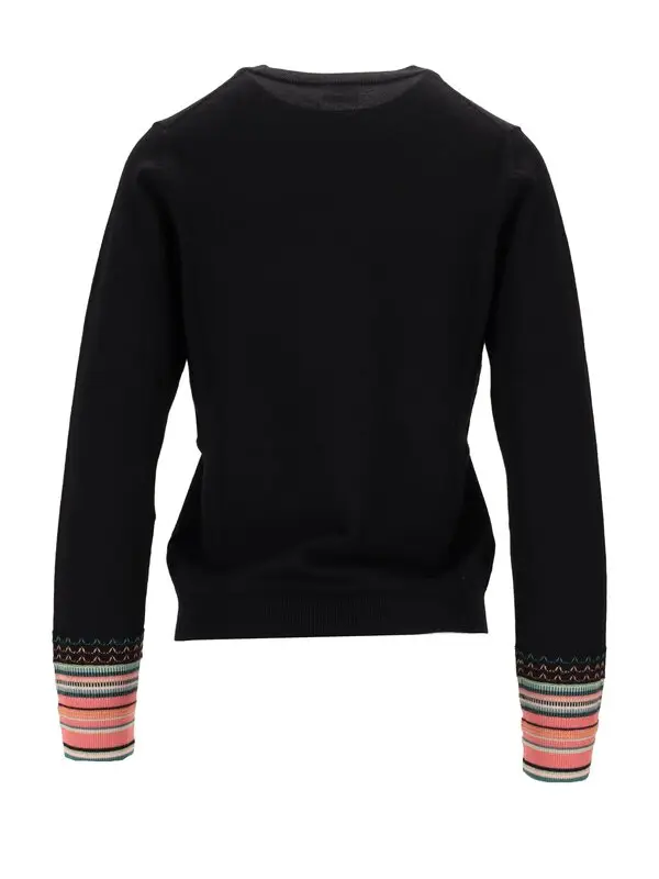 Paul Smith Knitted Crew Neck Sweater - Black