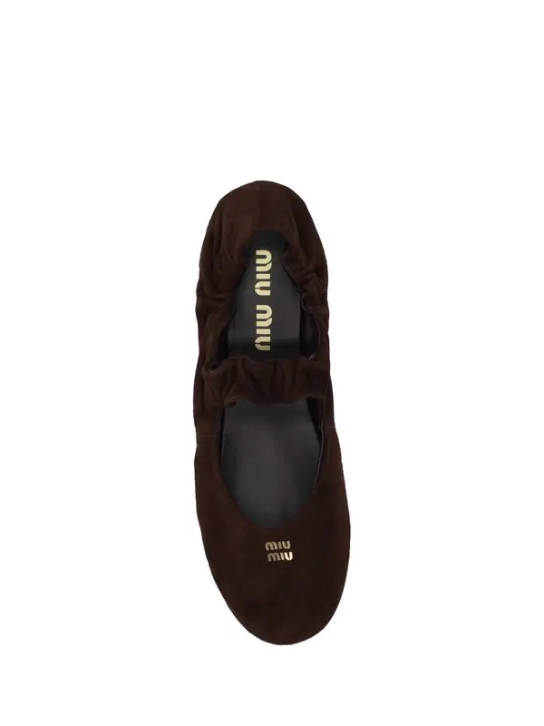 Miu Miu Ballerine Camoscio