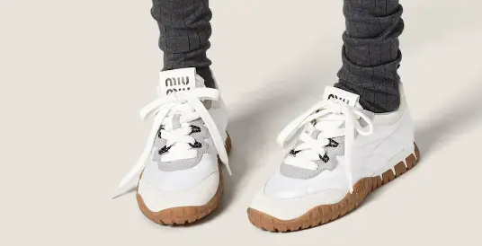 Miu Miu Lace-up Sneakers