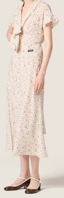 Miu Miu Abiti Cdc Papavero Dress