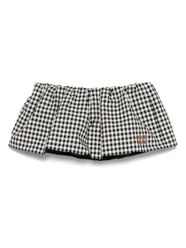 Miu Miu Gonne Vichy Skirt