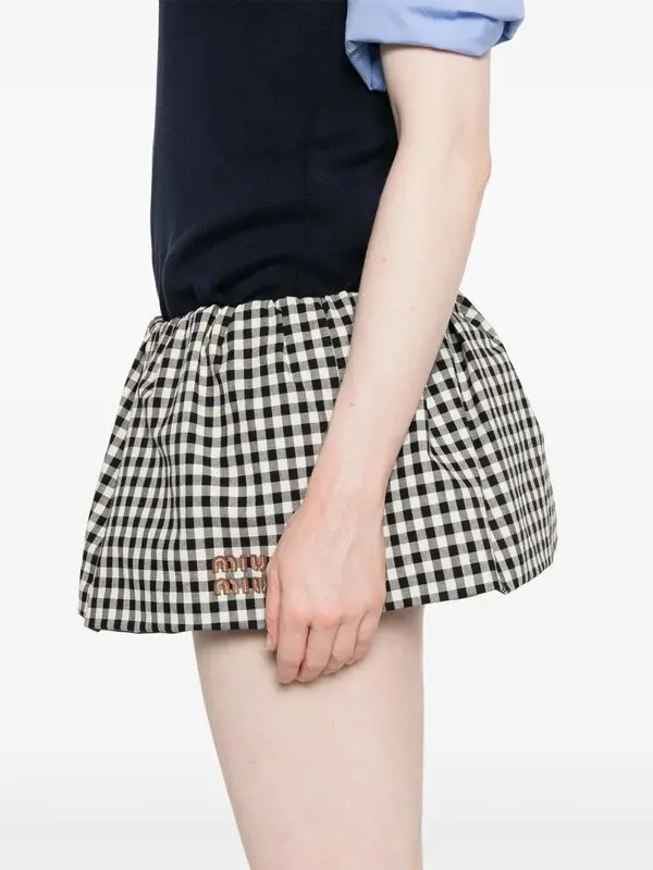 Miu Miu Gonne Vichy Skirt