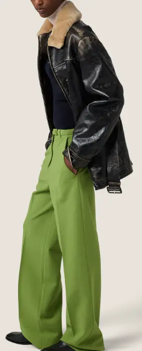 Miu Miu Pantaloni Punto Stoffa