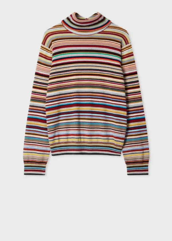 Paul Smith Knitted Roll Neck Sweater