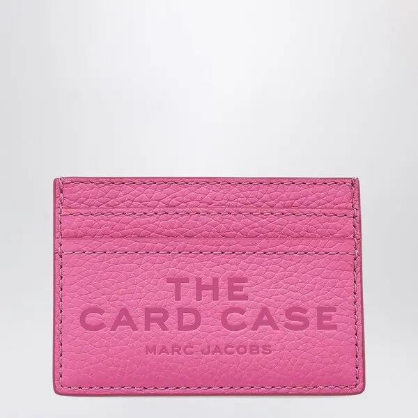 Marc Jacobs Fuchsia Full Grain Leather Card Holder - Pink