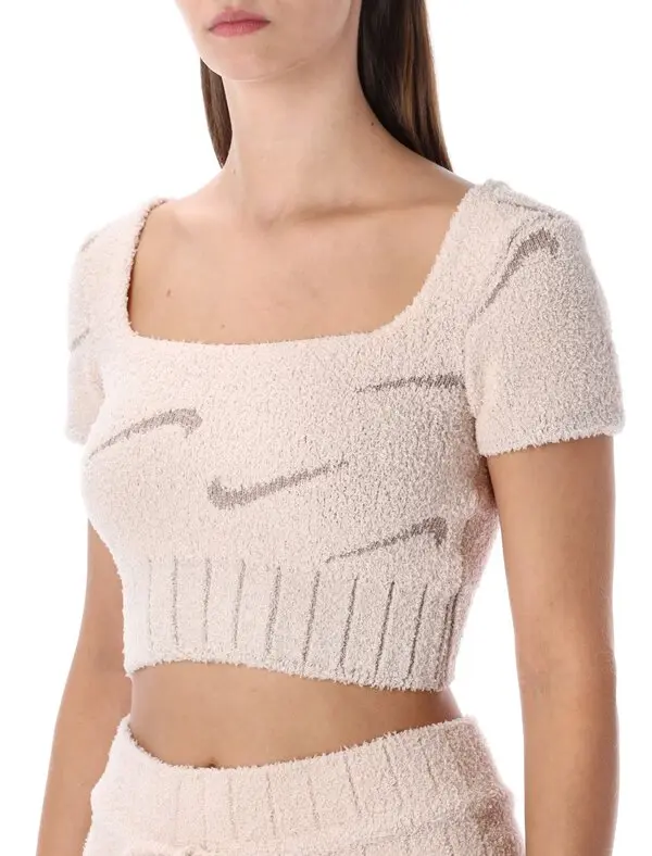 Nike Sportswear Phoenix Bouclé Crop Top