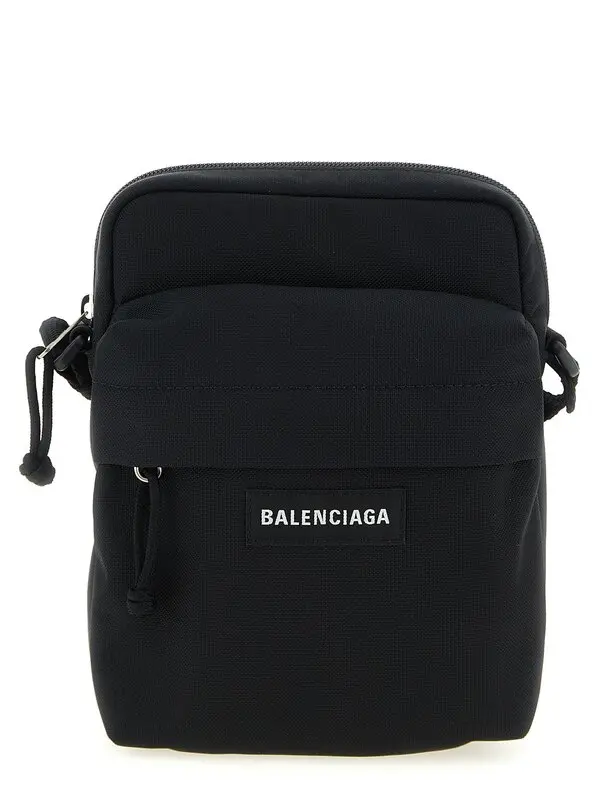 Balenciaga Explorer Crossbody Bag - Black