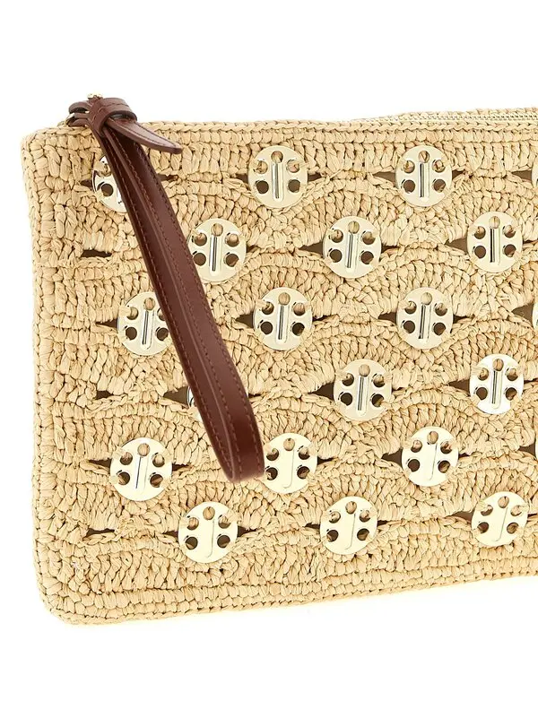 Rabanne 1969' Raffia Pouch