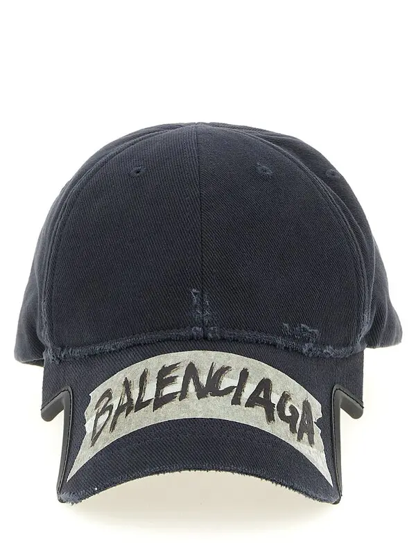 Balenciaga Masking Tape Beanie - Black