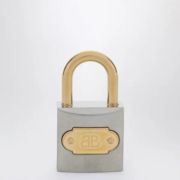 Balenciaga Bb Padlock Key Charm - Metal