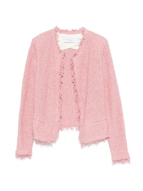 IRO PARIS Shavani Cotton Jacket - Pink