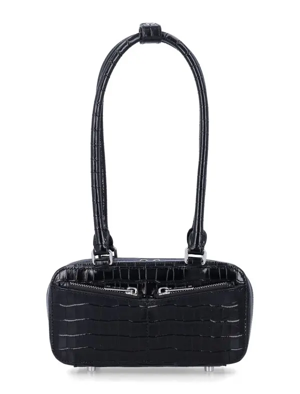 SELF-PORTRAIT Croc Mini Shoulder Bag