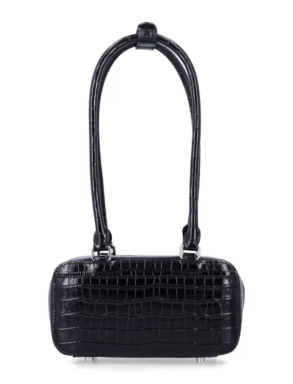 SELF-PORTRAIT Croc Mini Shoulder Bag