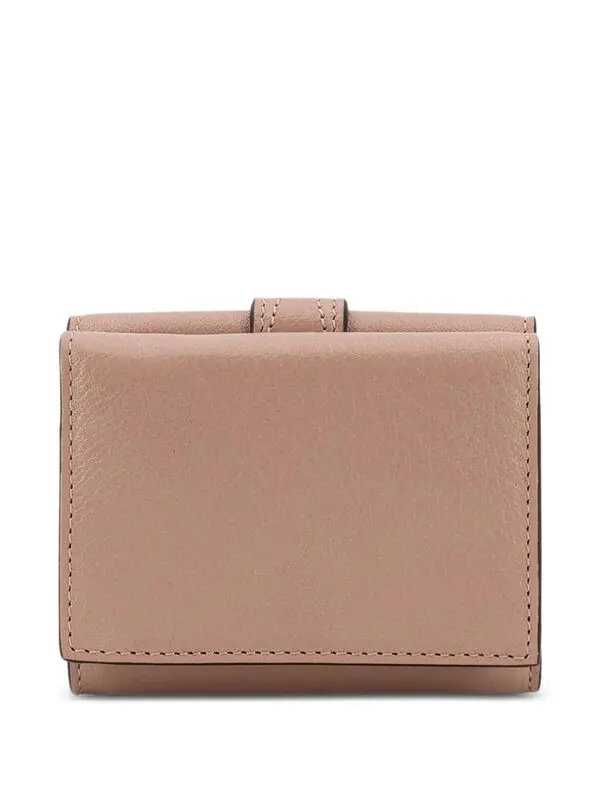 Chloé Paddington Leather Wallet - Pink
