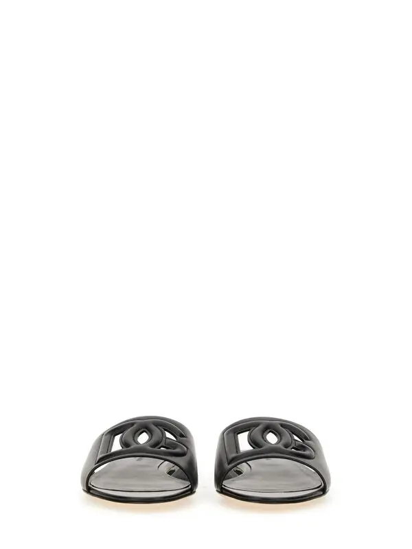 Dolce & Gabbana Logo Slide Sandals