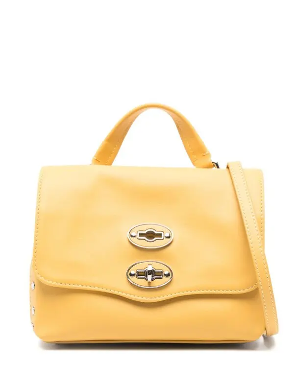 ZANELLATO Postina Saeta Baby Leather Handbag - Yellow