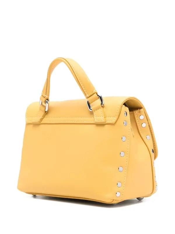 ZANELLATO Postina Saeta Baby Leather Handbag - Yellow