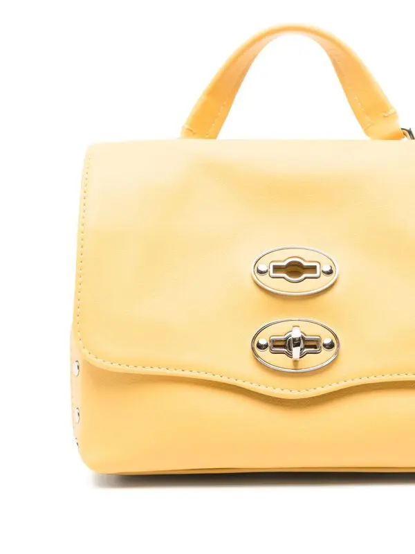 ZANELLATO Postina Saeta Baby Leather Handbag - Yellow