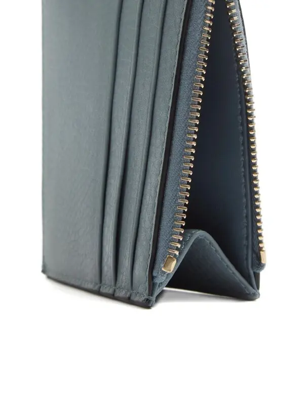 Valentino Garavani Rockstud Leather Coin Purse - Grey