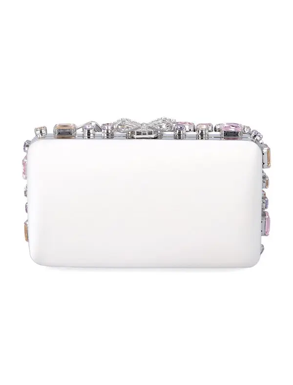 SELF-PORTRAIT Crystal Embellished Clutch