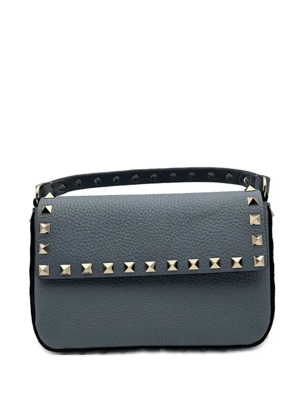 Valentino Garavani Rockstud Leather Mini Bag - Grey