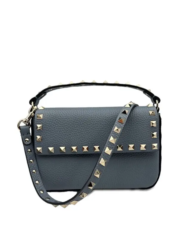 Valentino Garavani Rockstud Leather Mini Bag - Grey