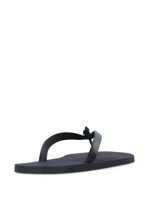 Saint Laurent Leather Flip Flops