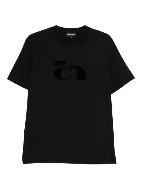 E.ARMANI EXCLUSIVE PRE Printed Cotton T Shirt