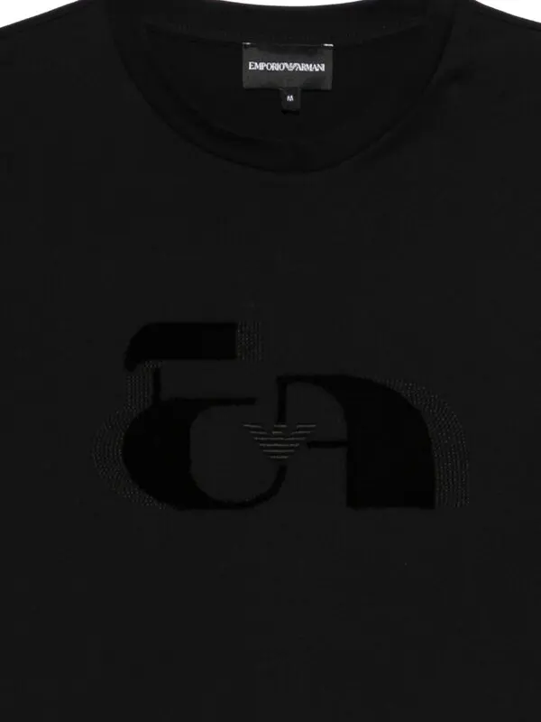 E.ARMANI EXCLUSIVE PRE Printed Cotton T Shirt
