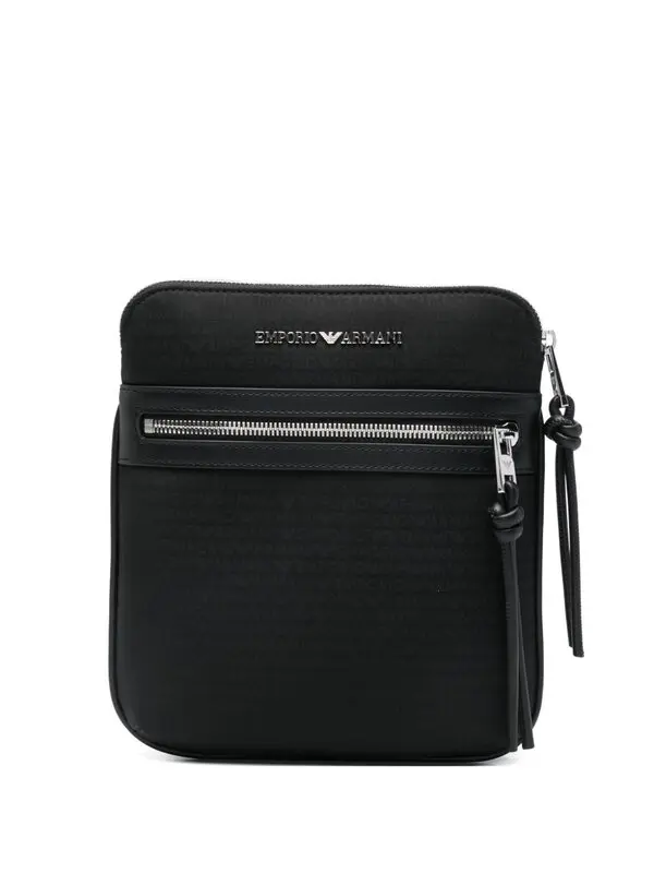 E.ARMANI EXCLUSIVE PRE Crossbody Bag - Black