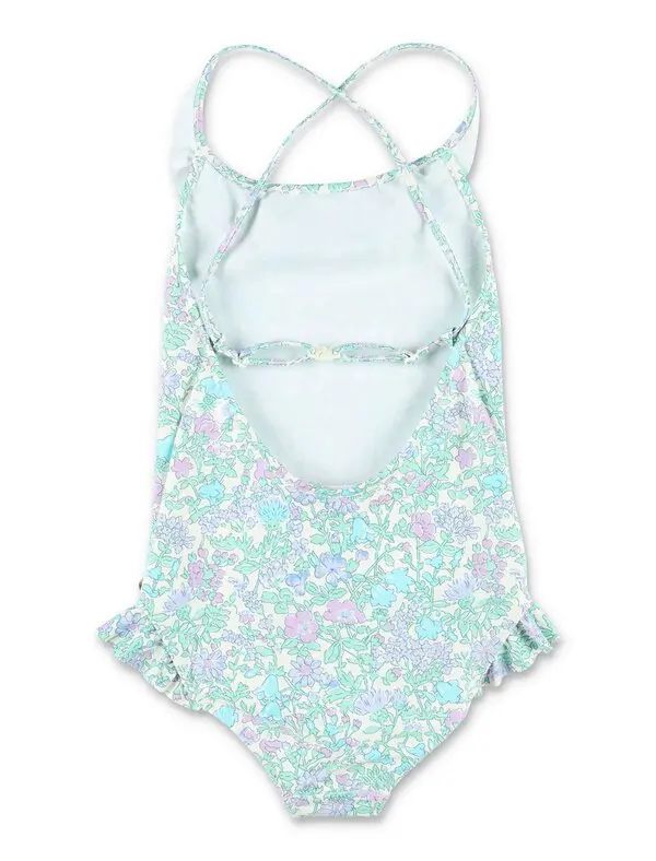 Bonpoint Floral Liberty Fabric One-piece Swimsuit