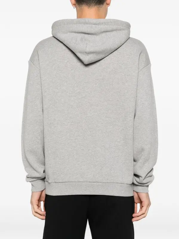 E.ARMANI EXCLUSIVE PRE Logo Cotton Hoodie
