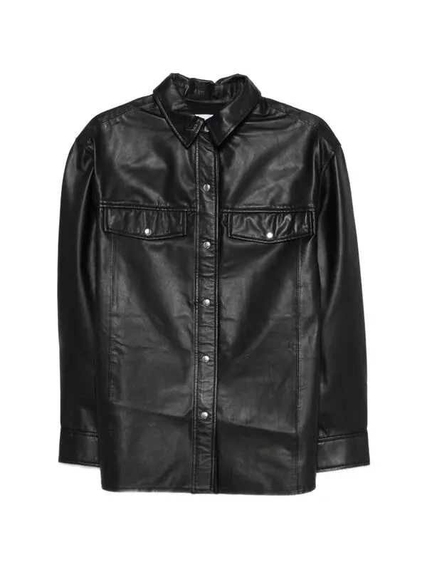 IRO PARIS Cabana Leather Shirt