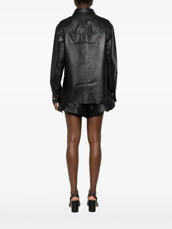 IRO PARIS Cabana Leather Shirt