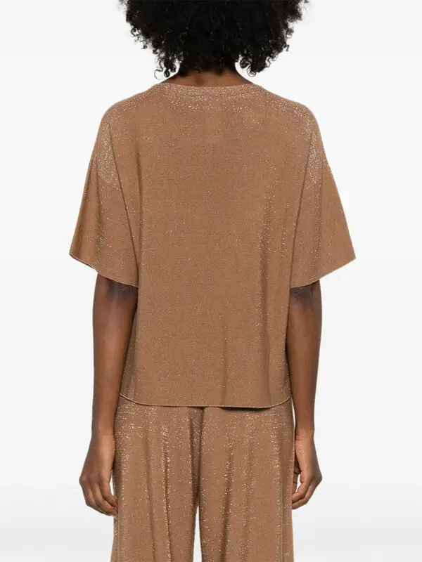 Fabiana Filippi Wool And Cotton Sweater - Brown