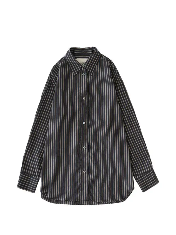 STUDIO NICHOLSON PRE Striped Rouen Shirt