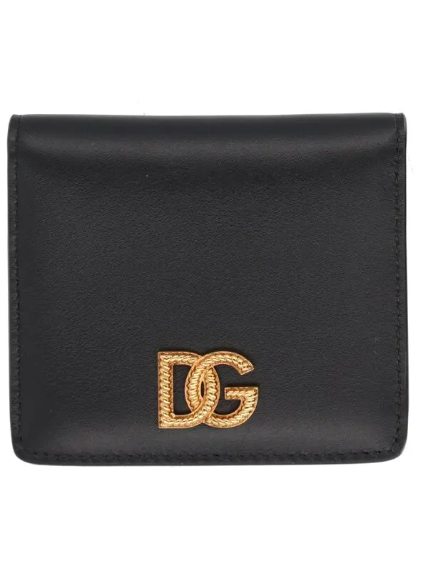 Dolce & Gabbana Wallet With Logo - Black