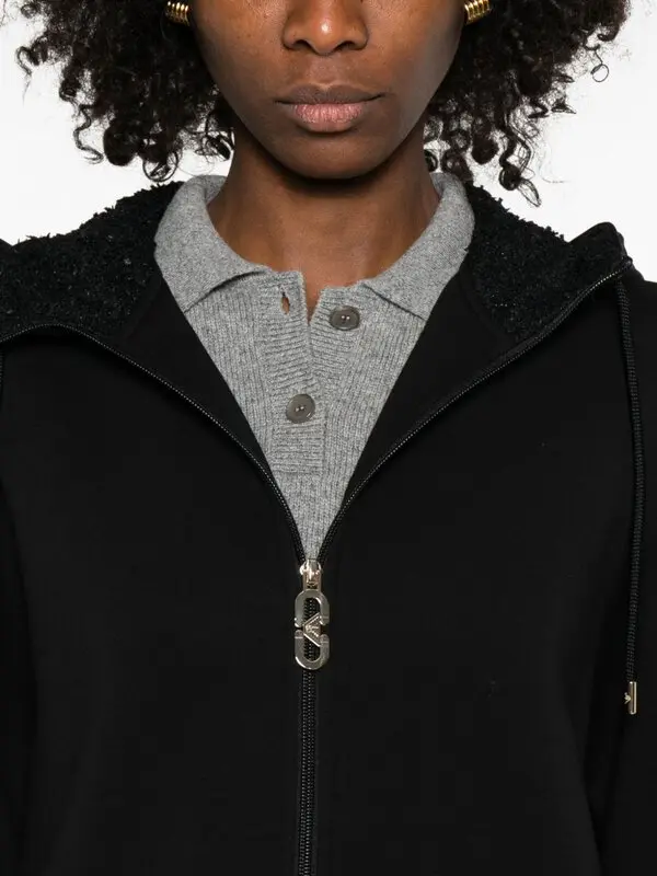 Emporio Armani Cotton Blouson Jacket - Black