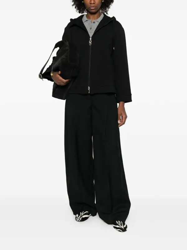 Emporio Armani Cotton Blouson Jacket - Black