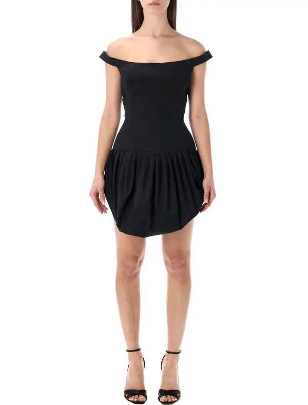 Magda Butrym Off-shoulder Mini Dress