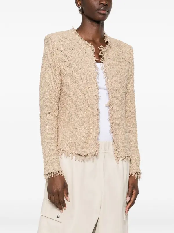 IRO PARIS Shavani Cotton Jacket - Beige