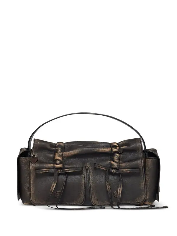 Acne Studios Multi Pocket Leather Handbag