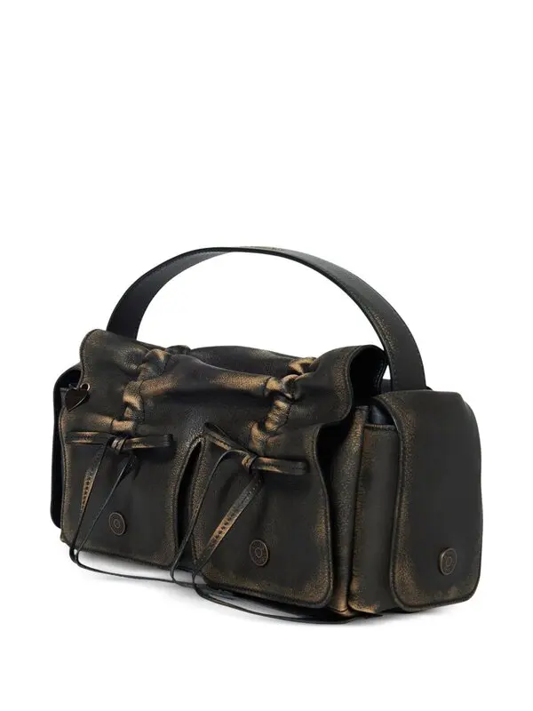 Acne Studios Multi Pocket Leather Handbag