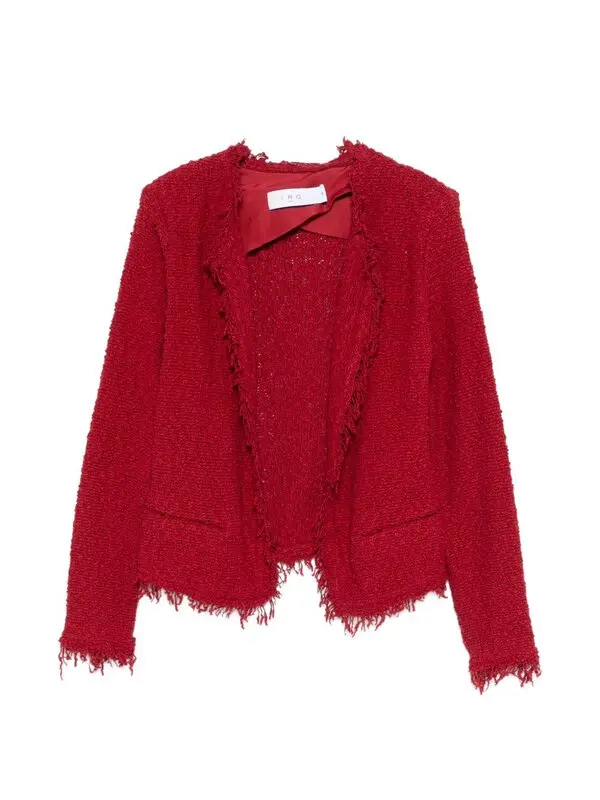 IRO PARIS Shavani Cotton Jacket - Red