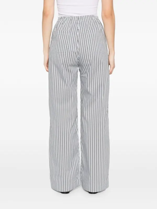 IRO PARIS Lia Cotton Blend Pants - Clear Blue