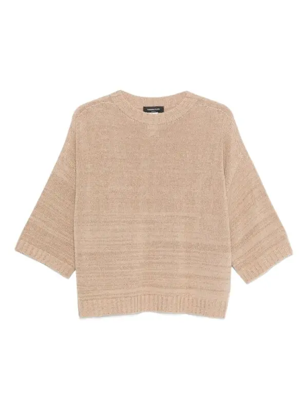 Fabiana Filippi Wool Blend Sweater - Beige
