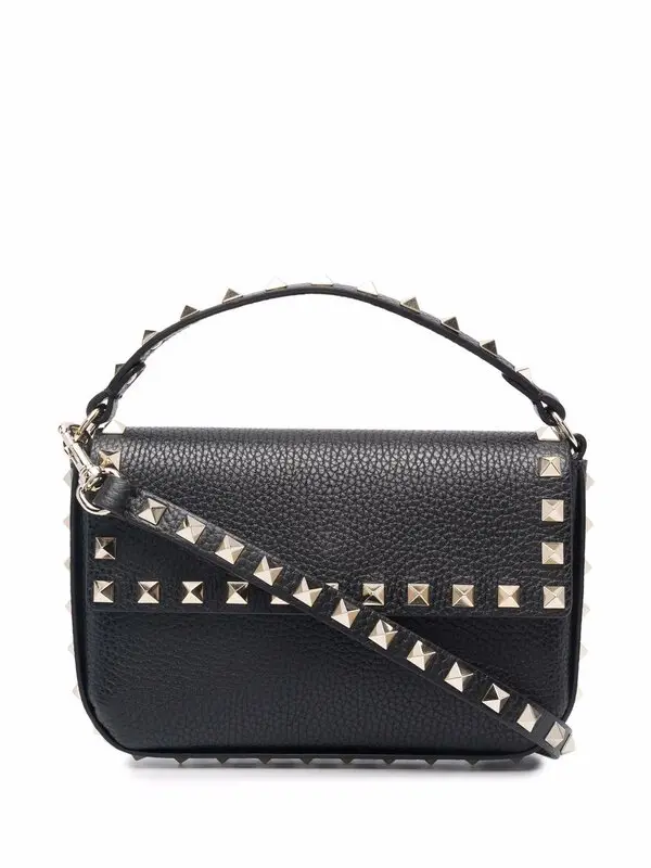 Valentino Garavani Rockstud Leather Mini Bag - Black