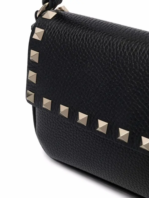 Valentino Garavani Rockstud Leather Mini Bag - Black